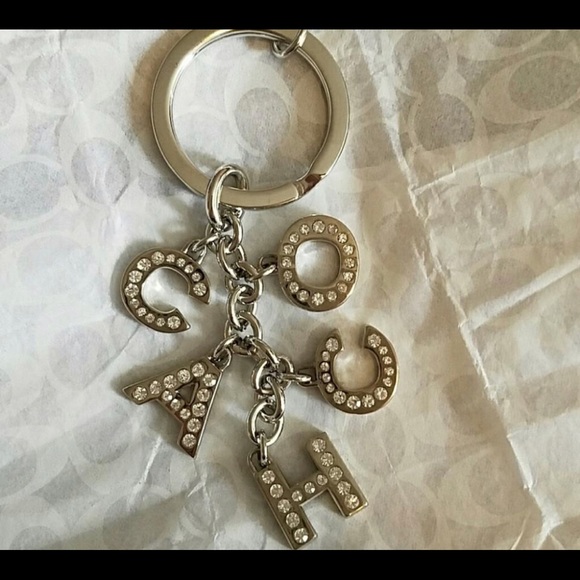 Coach | Accessories | Rare Coach Pave Rhinestone Keychain | Poshmark